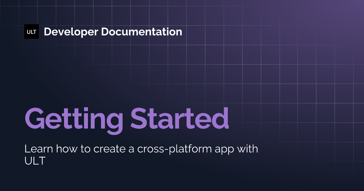 Getting Started | Developer Documentation